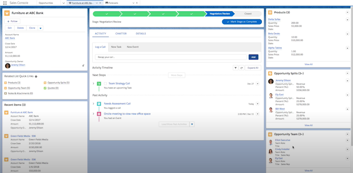 Share Salesforce Attribution with Opportunity Splits - Tether